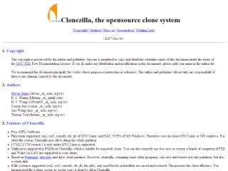 Clonezilla - Open Source Clone System - Marcus P. Zillman