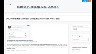 Grid, Distributed and Cloud Computing Resources Primer 2021 - Marcus P. Zillman