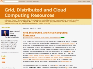 Grids, Distributed and Cloud Computing Resources - Marcus P. Zillman