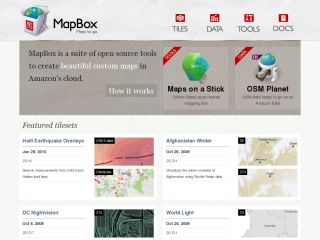 MapBox - Open Source Suite of Tools for Creating Custom Maps in Amazon's Cloud Infrastructure ...