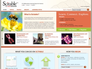 Scitable - A Collaborative Learning Space for Life Sciences - Marcus P. Zillman