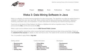 Weka 3: Data Mining Software in Java - Marcus P. Zillman